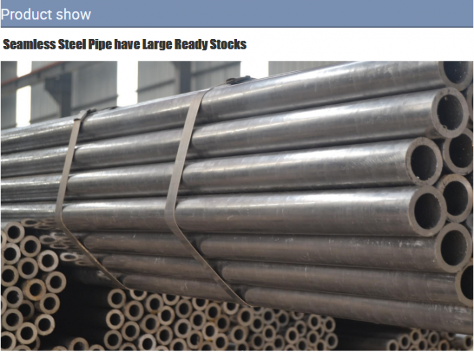 1020 1045 A106B Carbon Seamless Steel Pipe ST37 ST52 Hot Rolled